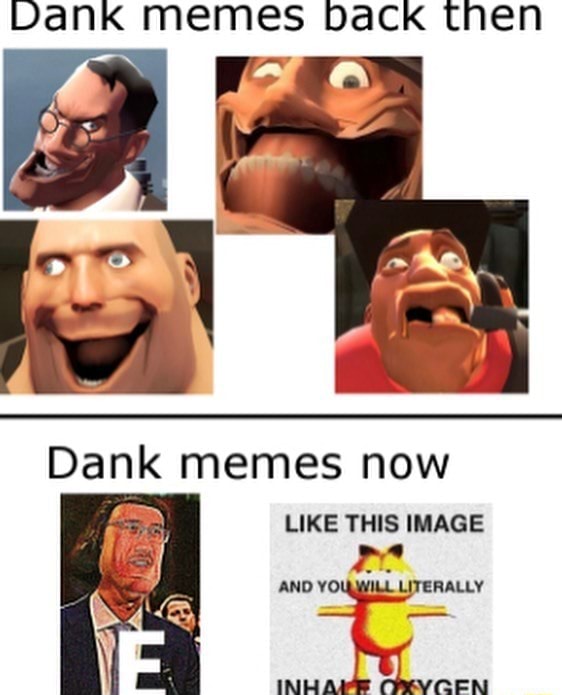 Dank memes Dack then Dank memes now LIKE THIS IMAGE AND LITERALLY - iFunny