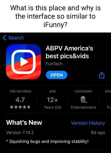 What is this place and why is the interface so similar to (Funny? ABPV ...