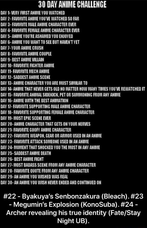 #22 - Byakuya’s Senbonzakura (Bleach). #23 - Megumin’s Explosion ...