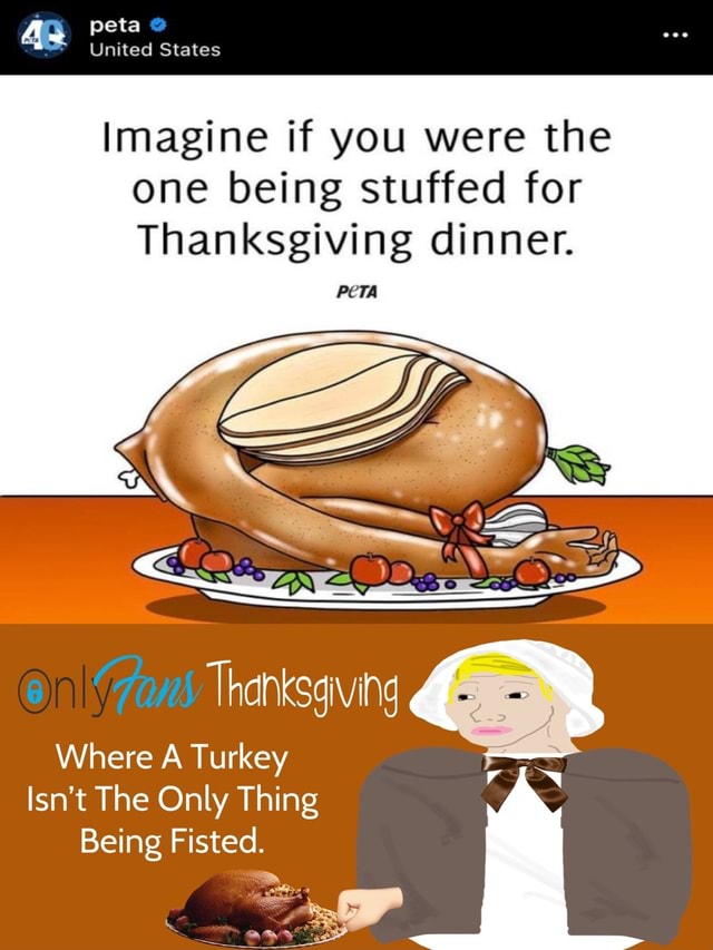 Peta @ United States Imagine if you were the one being stuffed for ...