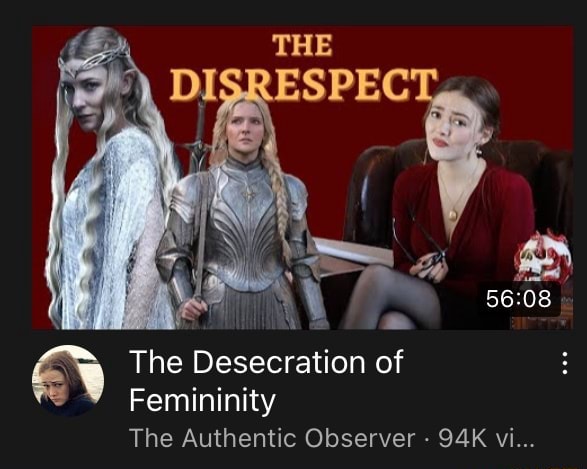 The Desecration of Femininity The Authentic Observer - vi... - iFunny
