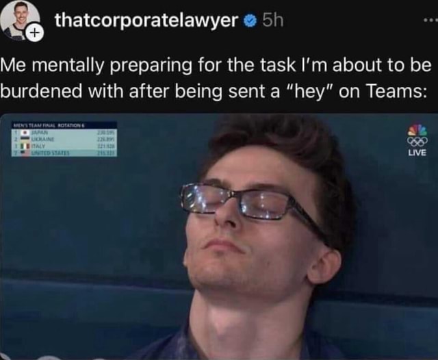 Me mentally preparing for the task I'm about to be burdened with after ...