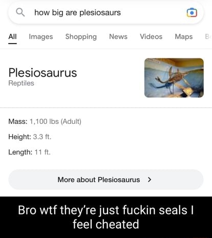How big are plesiosaurs All Images Shopping News Videos Maps ...