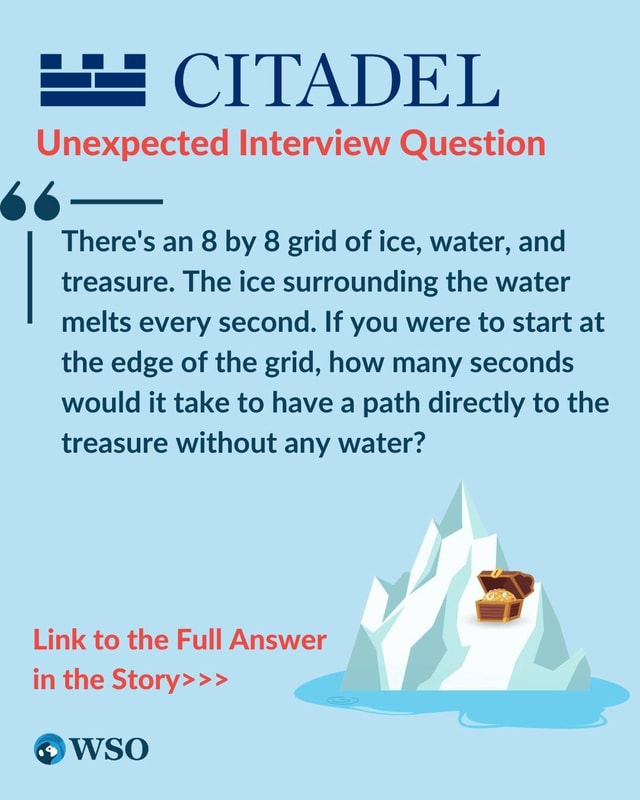 🍌🍌 Can you answer this @citadel interview question? Find the answer in our story 🤳 #interview # ...