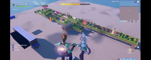 An overhead view of my Fortnite Creative map 'Through The Seasons ...