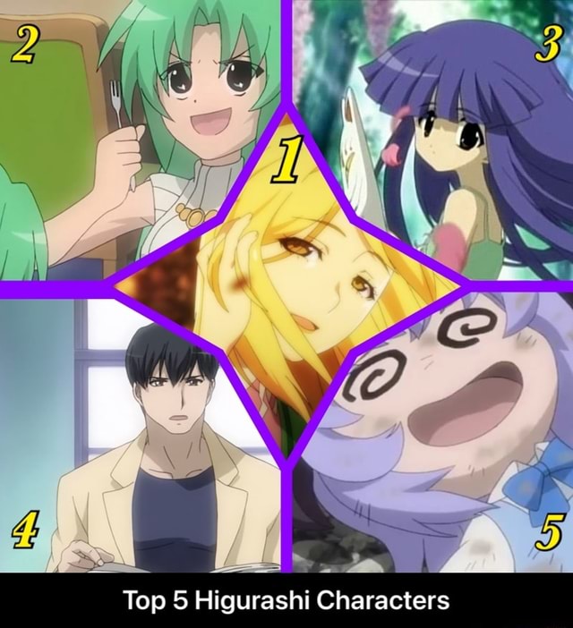 BA Top 5 Higurashi Characters - Top 5 Higurashi Characters - iFunny