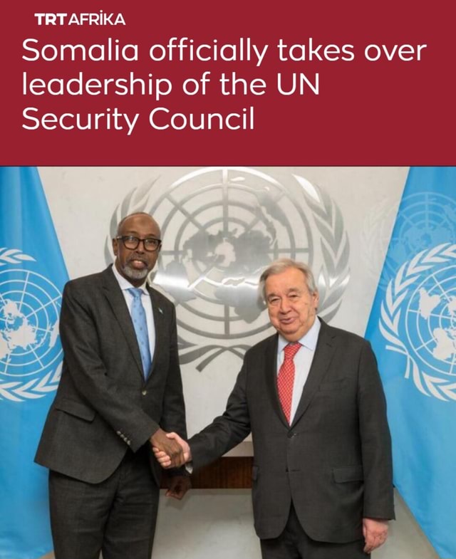 TRTAFRIKA Somalia officially takes over leadership of the UN Security ...
