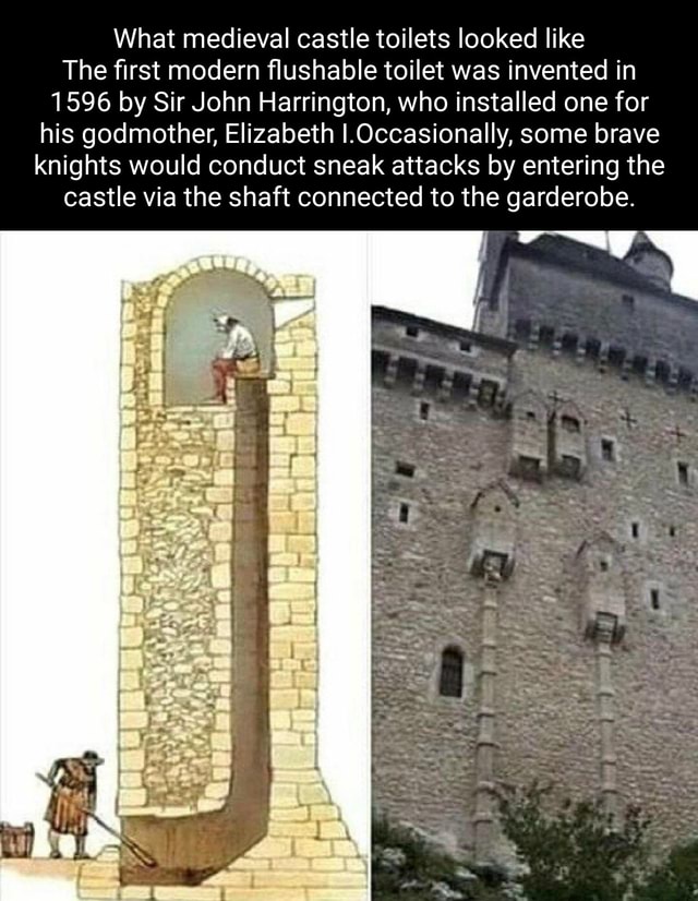 What medieval castle toilets looked like The first modern flushable ...