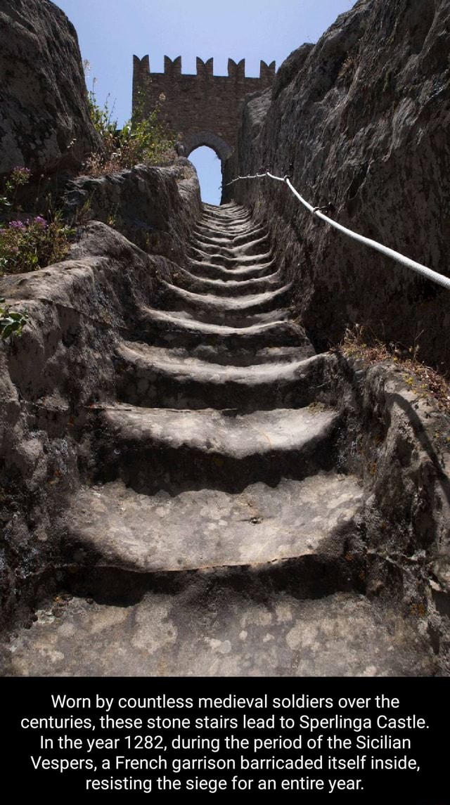Worn by countless medieval soldiers over the centuries, these stone ...