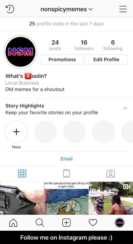 Nonspicymemes v DM memes for & shoutout Story Highlights Keep your ...