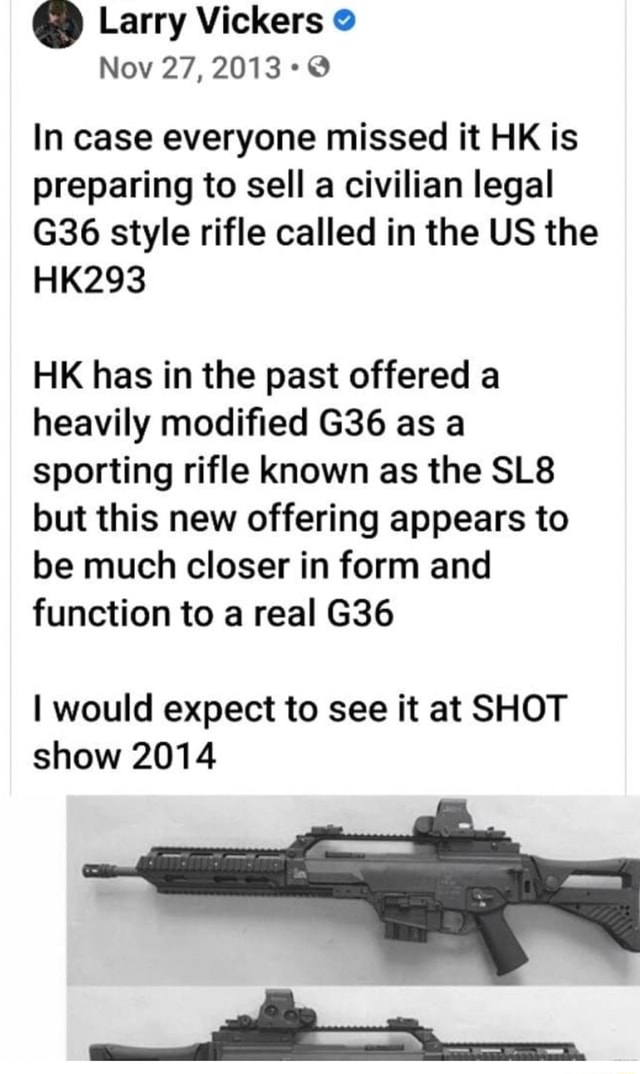 Larry Wickers Nov 27, 2013 In case everyone missed it HK is preparing ...