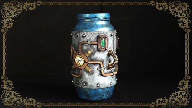 #steampunk #cosplay #retro #LARP #vintage #bottle #jar #steampunkbottle ...
