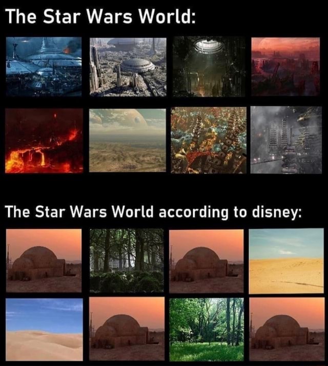 The Star Wars World: The Star Wars World according to disney - iFunny