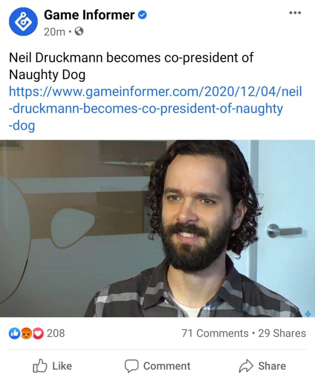 Game Informer Neil Druckmann becomes co-president of Naughty Dog ...