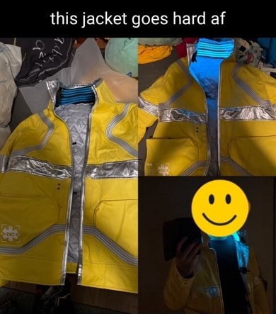 This jacket goes hard af - iFunny