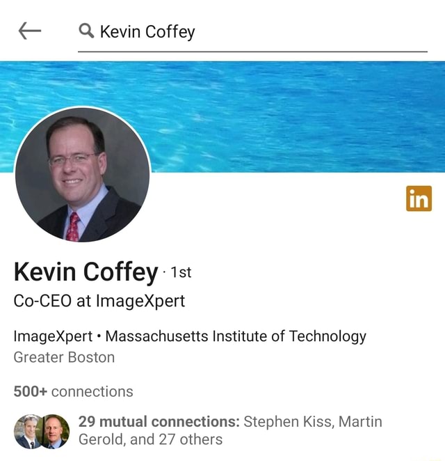 QQ Kevin Coffey Kevin Coffey Co-CEO at ImageXpert ImageXpert ...