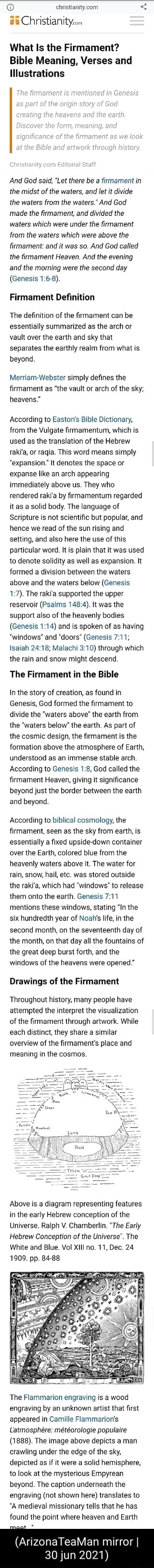 Christianity... What Is the Firmament? Bible Meaning, Verses and ...