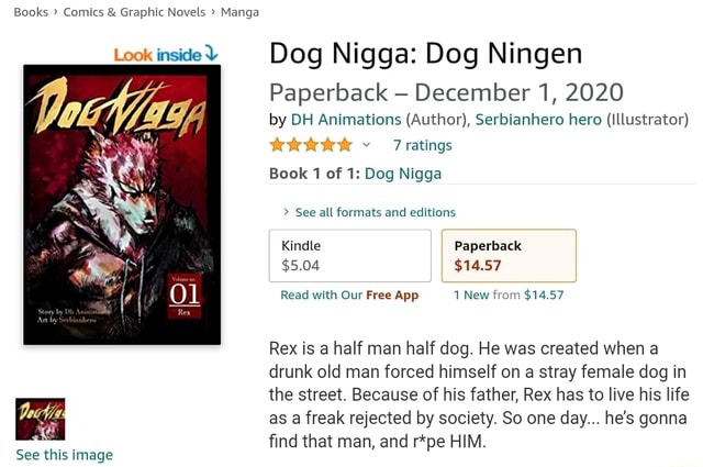 Books " Comics & Graphic Novels " Manga Look inside Dog Nigga: Dog ...