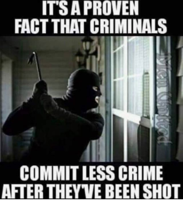 ITS PROVEN FACT THAT CRIMINALS af I COMMIT LESS CRIME AFTER THEY VE ...