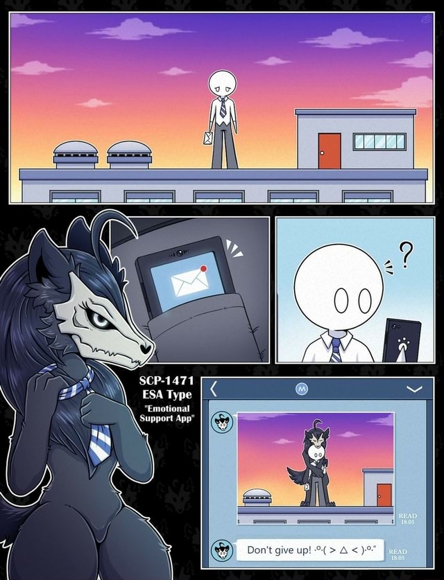 SCP-1471 ESA Type I_ "Emotional Support App" - iFunny