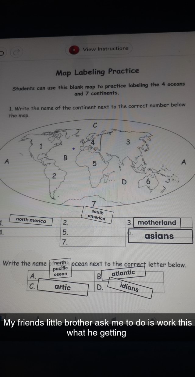Map Labeling Practice Students can use this blank map to practice ...