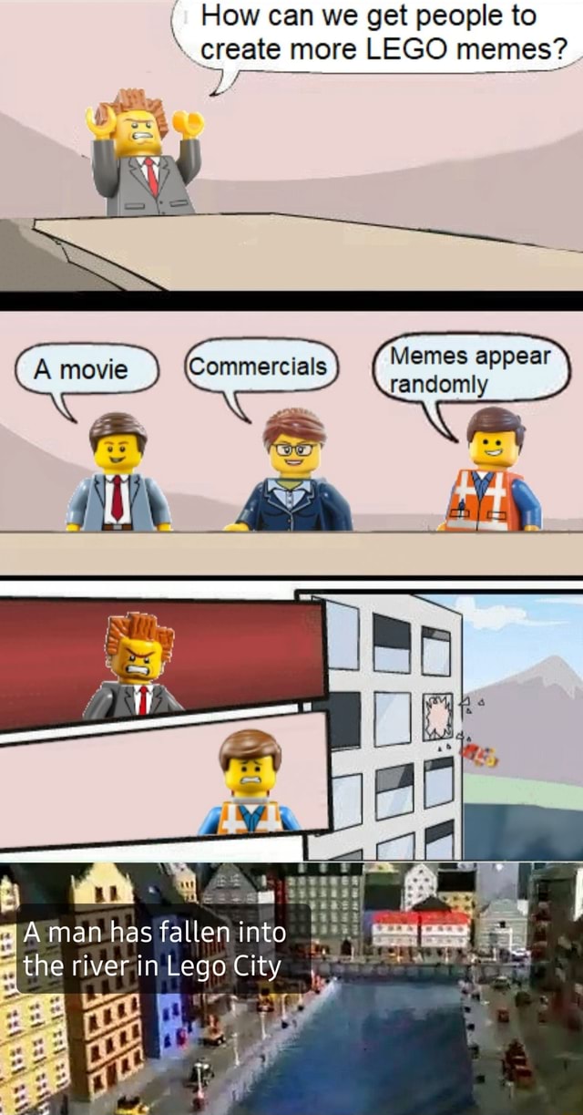 How can we get people to create more LEGO memes? Memes appear randomly ...