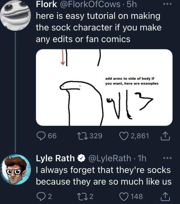 Flork @FlorkOfCows- Sh here is easy tutorial on making the sock ...