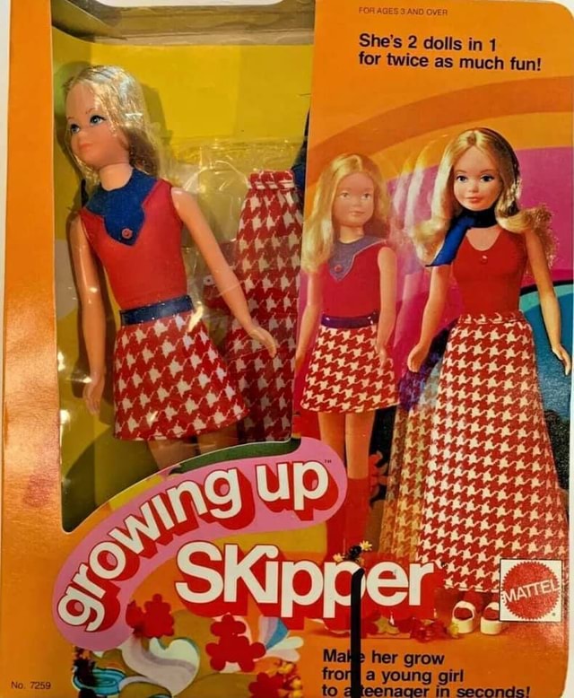 Anyone remember Growing Up Skipper??? You turned her arm and she would ...