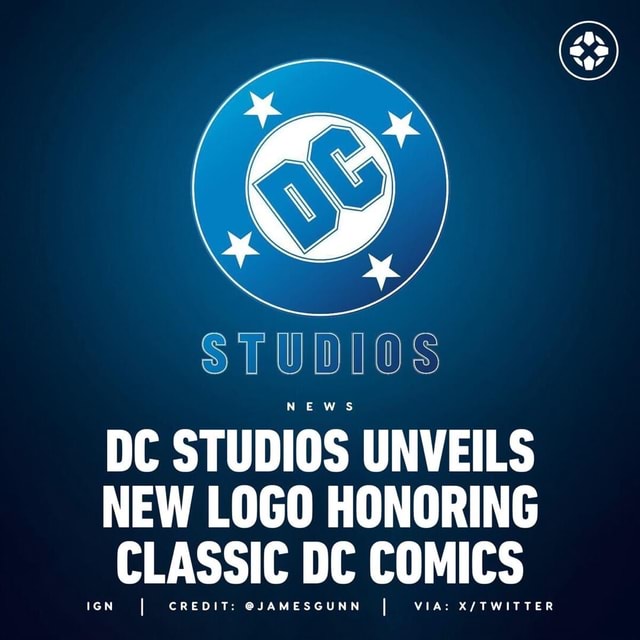 STUDIOS DC STUDIOS UNVEILS NEW LOGO HONORING _CLASSIC DC COMICS CREDIT ...