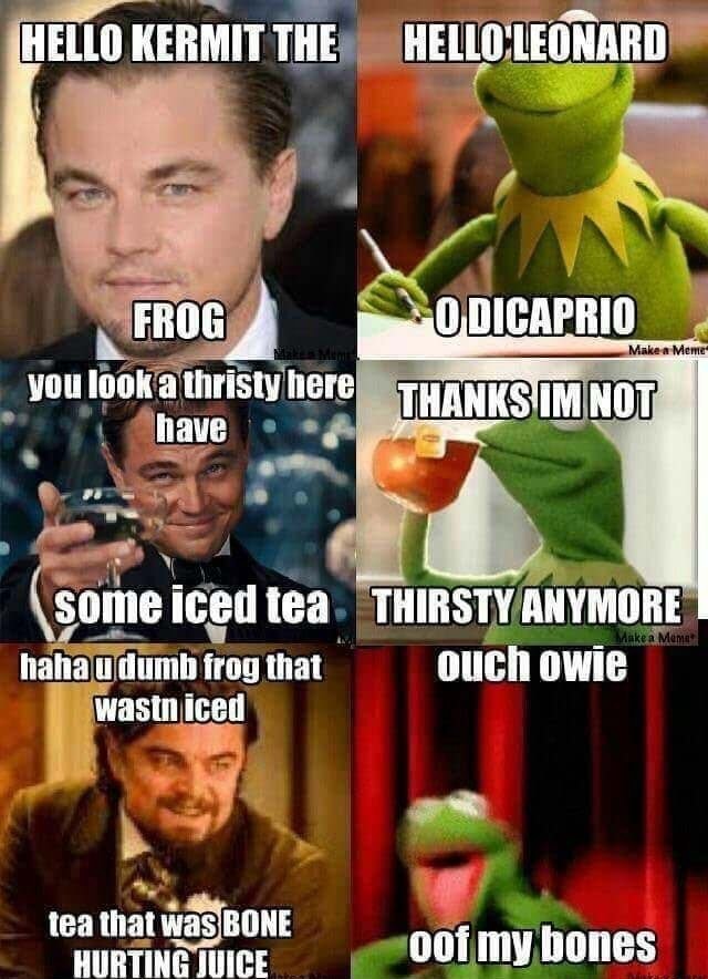 HELLO KERMIT THE HELLOLEONARD FROG yaulaoka bese THANKS int HOT some ...