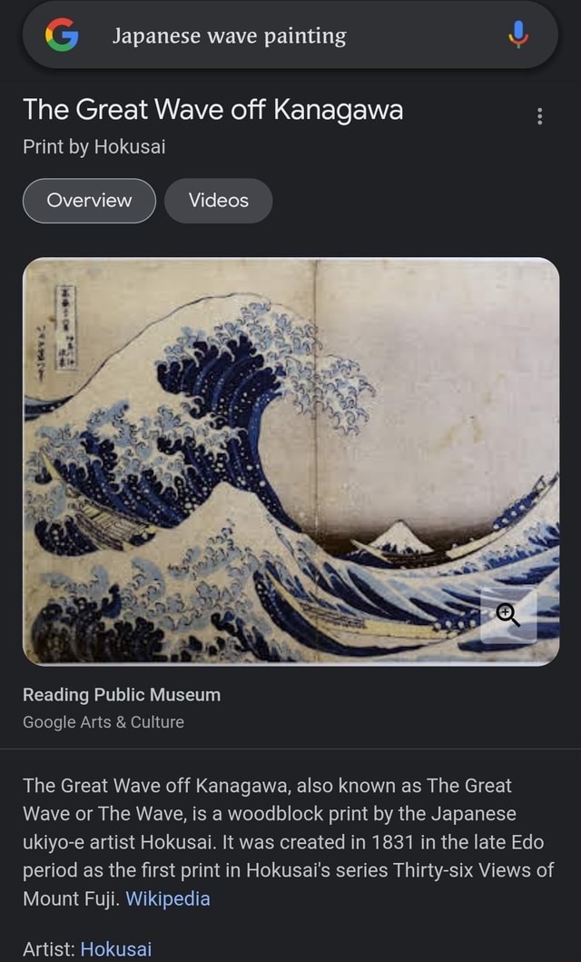 Japanese wave painting The Great Wave off Kanagawa Print by Hokusai ...