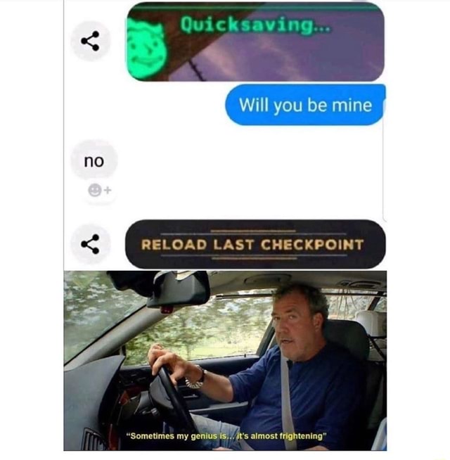 RELOAD LAST CHECKPOINT - iFunny