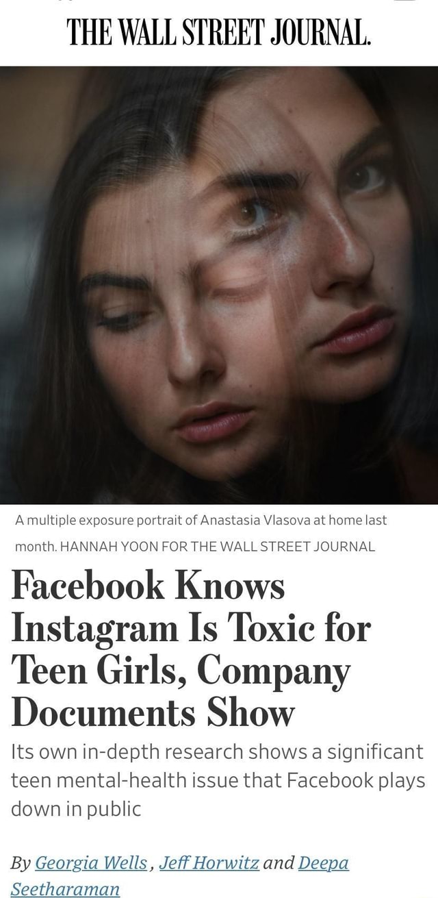 THE WALL STREET JOURNAL. A multiple exposure portrait of Anastasia ...