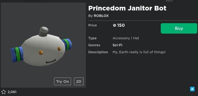 Bot Princedom Janitor - iFunny