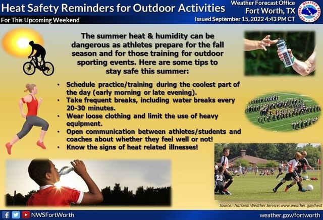 Weather Forecast Offi at Safety Reminders for Outdoor Activities Fort ...