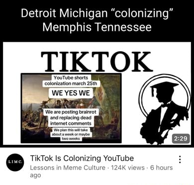 Detroit Michigan "colonizing" Memphis Tennessee TIKTOK TikTok Is ...