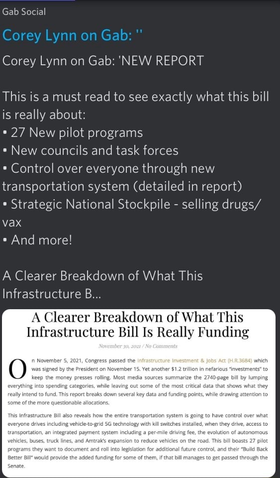 Gab Social Corey Lynn on Gab: Corey Lynn on Gab: 'NEW REPORT This is a ...