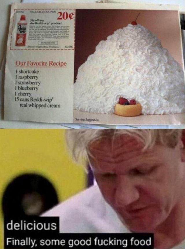 Our Favorite Recipe Finally, some good fucking food - iFunny