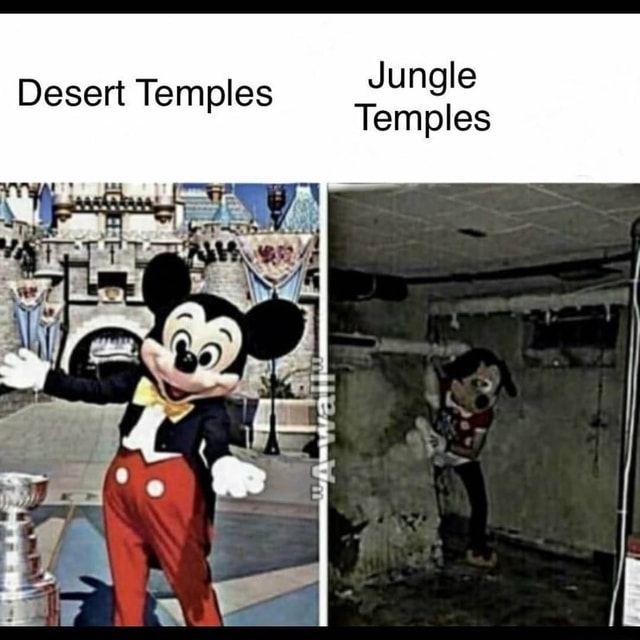 Jungle Temples Desert Temples - iFunny