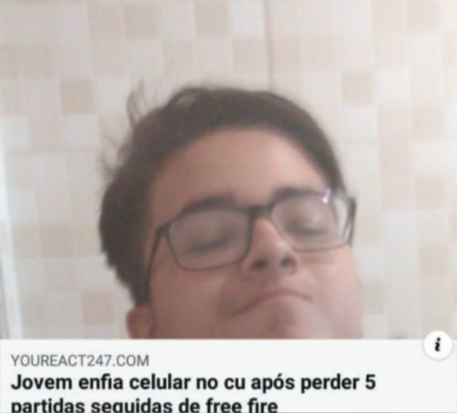 Youreact247 Com Jovem Enfia Celular No Cu Após Perder 5 Nartidas