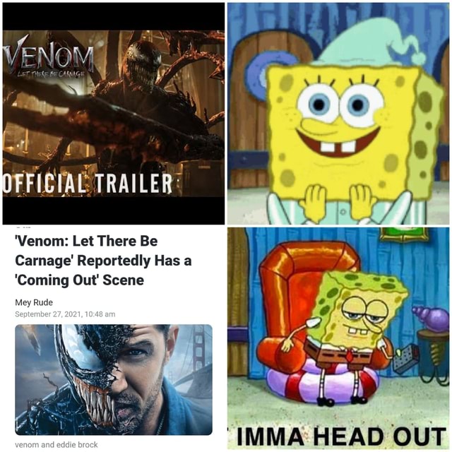 VENOM 'Venom: Let There Be Carnage' Reportedly Has a 'Coming Out' Scene ...