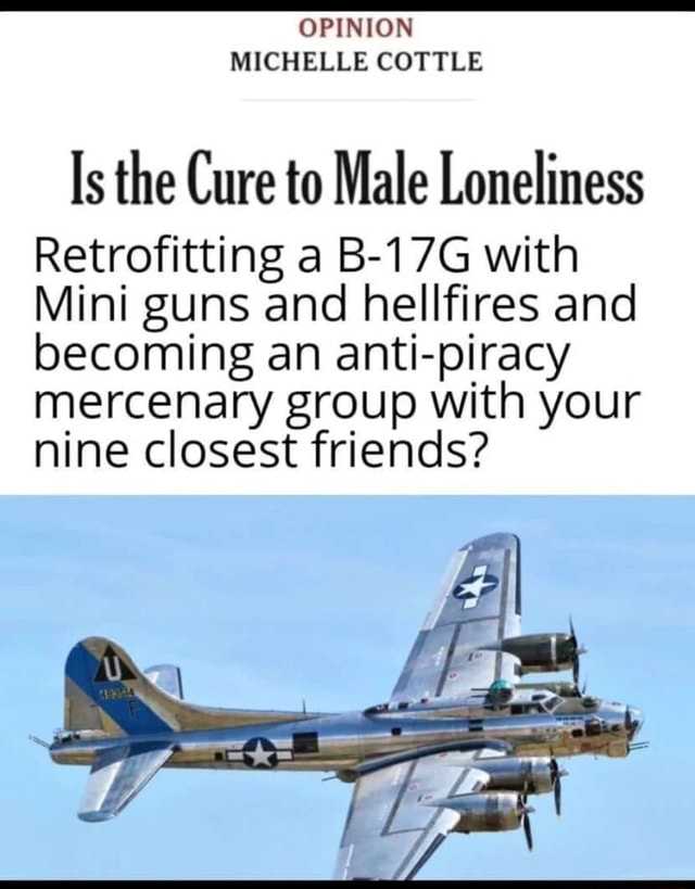 OPINION MICHELLE COTTLE Is the Cure to Male Loneliness Retrofitting a B ...