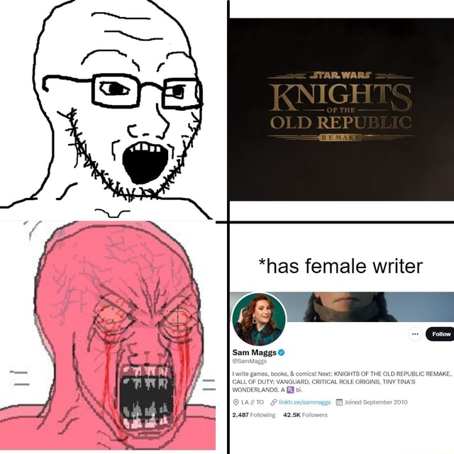 Sam Maggs @ KNIGHTS OLD REPU) *has female writer )oks, & comics! Next ...