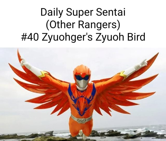 Daily Super Sentai (Other Rangers) #40 Zyuohger's Zyuoh Bird - iFunny
