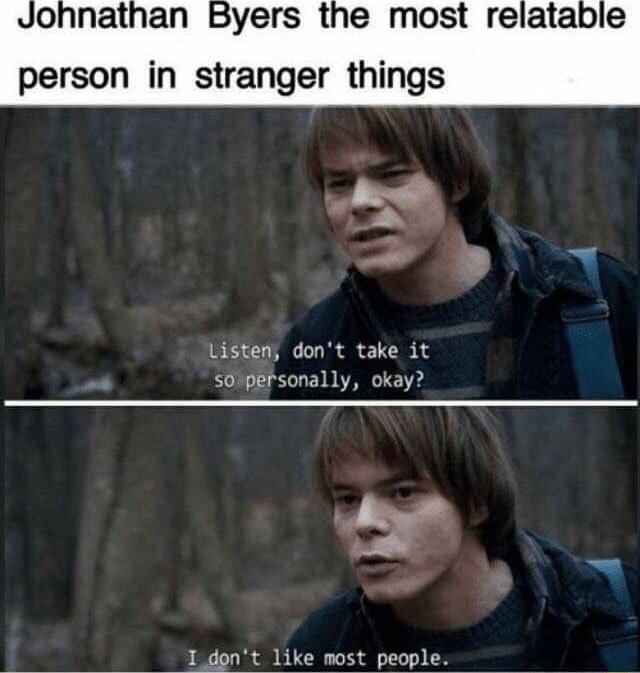 Ohnathan Byers the most relatable person in stranger things rN Listen ...