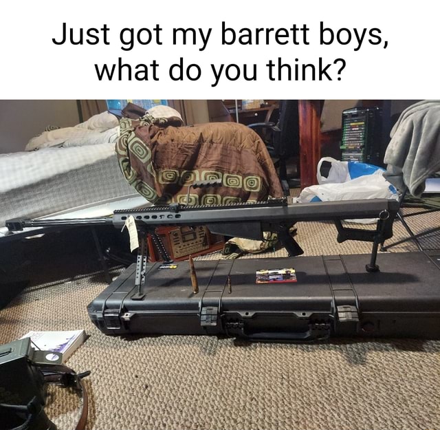 Ink? Just got my barrett boys, what do you th - iFunny