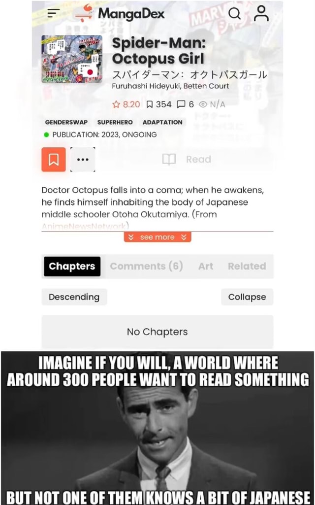 Spider-Man: I Octopus Girl ANT I--VY: FD MangaDex QA Furuhashi Hideyuki ...