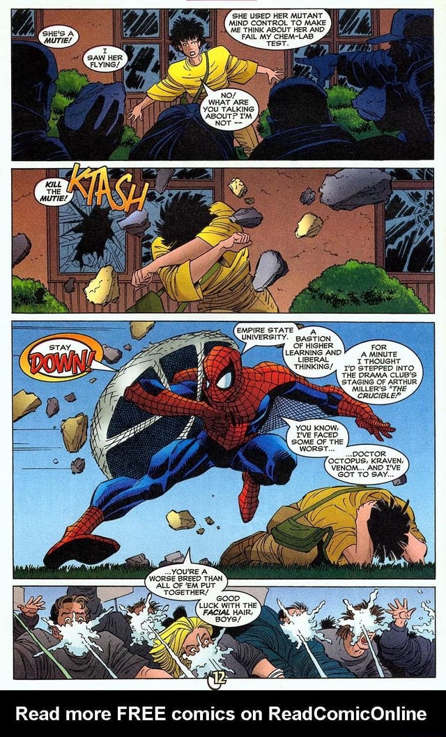Spider-Man helps a mutant (Spider-Man (1990) #82) - SHE USED HER MUTANT ...