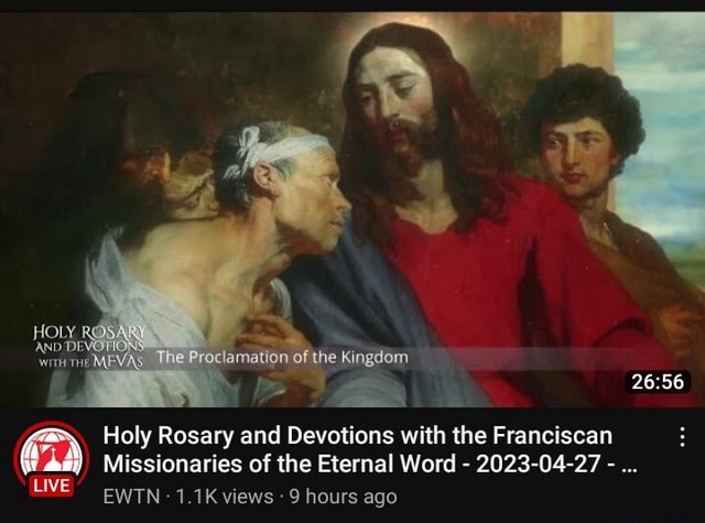 HOLY The Proclamavion of the LIVE Holy Rosary and Devotions with the ... HOLY The Proclamavion of the LIVE Holy Rosary and Devotions with the ...