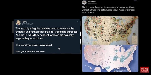 S (Nick Hi The top map shows mysterious cases of people vanishing without a trace. The bottom ...
